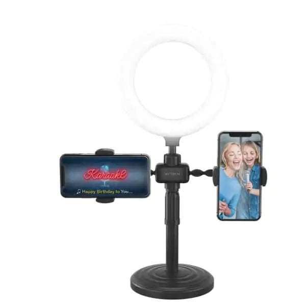 Selfie Ring Light Dual w/2 Phone Holder – CELURESUELVE